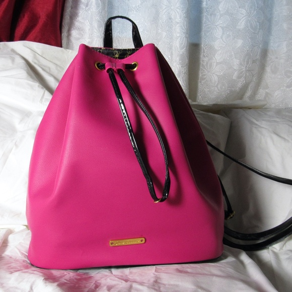 Juicy Couture | Bags | Juicy Couture Hot Pink Backpack | Poshmark